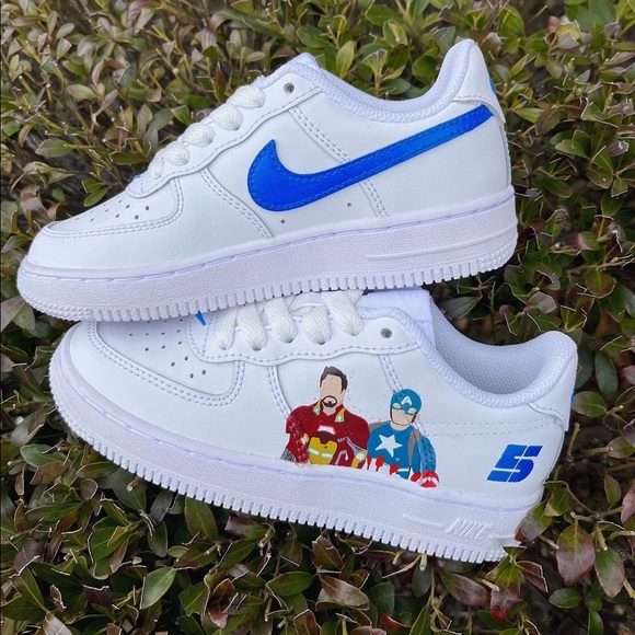 Nike | Shoes | Custom Painted Marvel Avengers Nike Air Force S | Poshmark